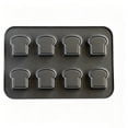 Bread Pan Non-Stick Carbon Steel Extra Thick Japanese Style Cute Bear ...
