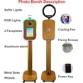 Photo Booth with Printer and Camera for Ipad 10.2'' 10.5'' 10.9" 11" 12 ...