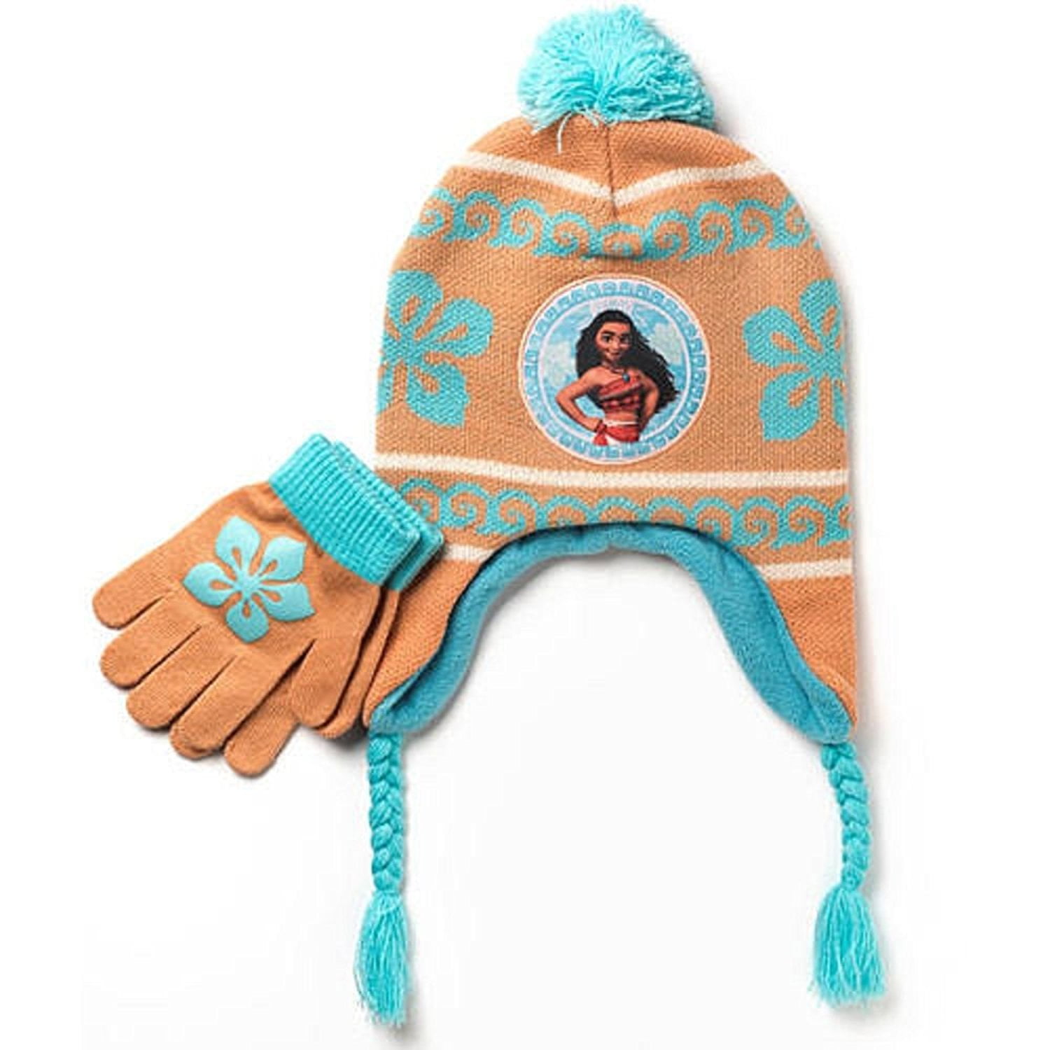Disney Princess Hat and Glove Set - Moana Peach - Walmart.com