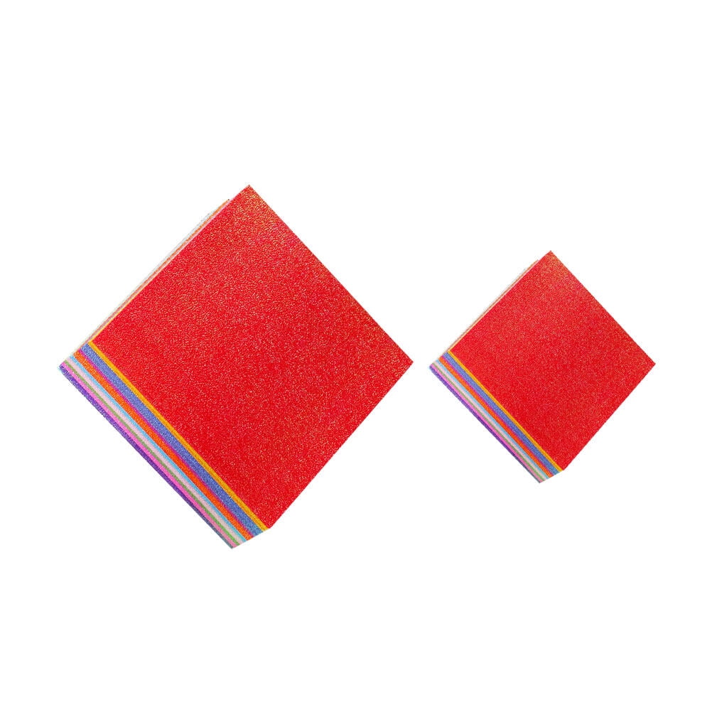 Origami paper 100 Pcs Pearly Glitter Two-sided Origami Colors Paper ...