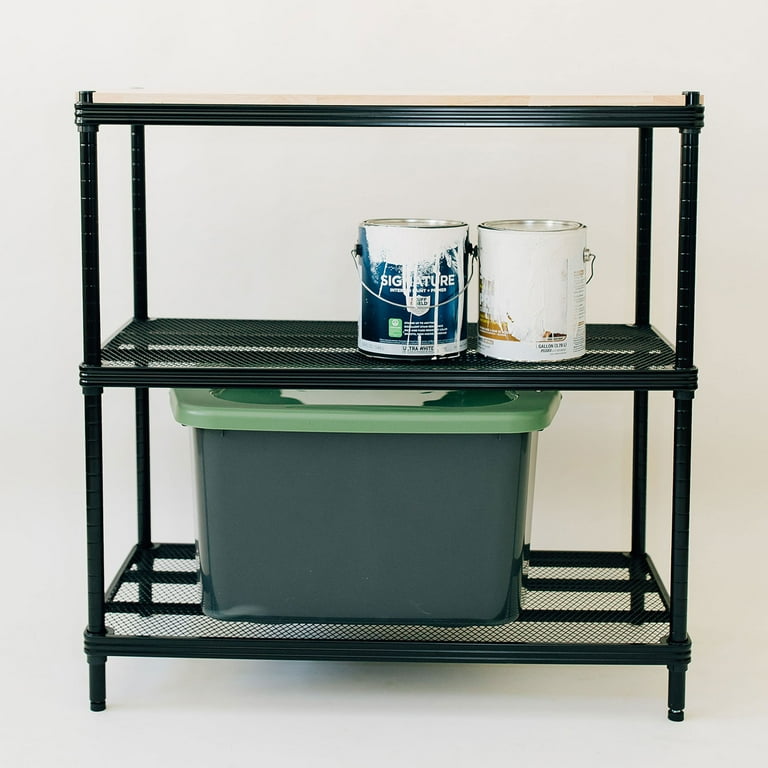 Home Organization Rack Design Ideas 2-Tier Steel Shelving Unit - 440lb ...