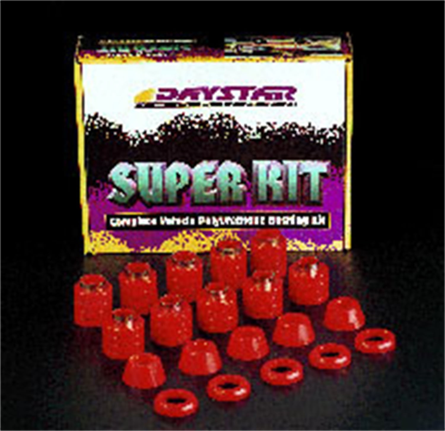 Jeep CJ Body Mounts For 76-79 Jeep CJ5/CJ7 4WD Black Polyutethane ...