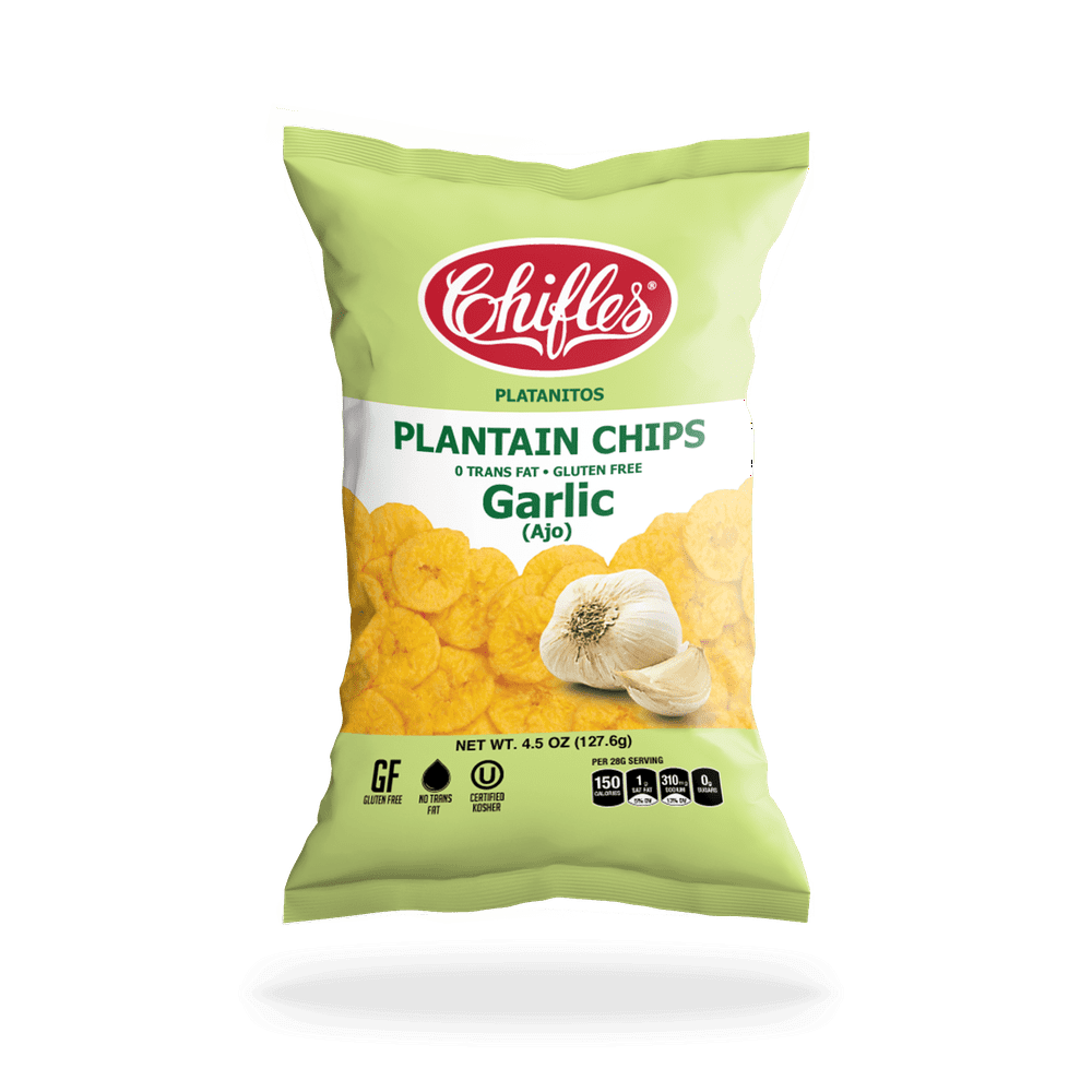 Chifles Garlic Plantain Chips 4.5 oz - Walmart.com - Walmart.com