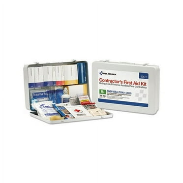 First Aid Only 50 Person Large Metal SmartCompliance First Aid Cabinet ...