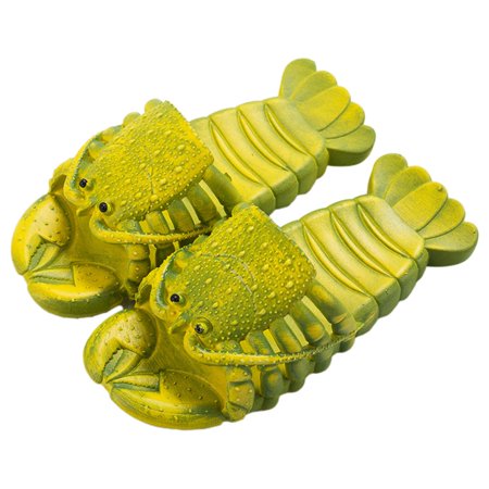 Crayfish Slippers Outdoor Wear Indoors Home Bathroom Bathing Lobster ...