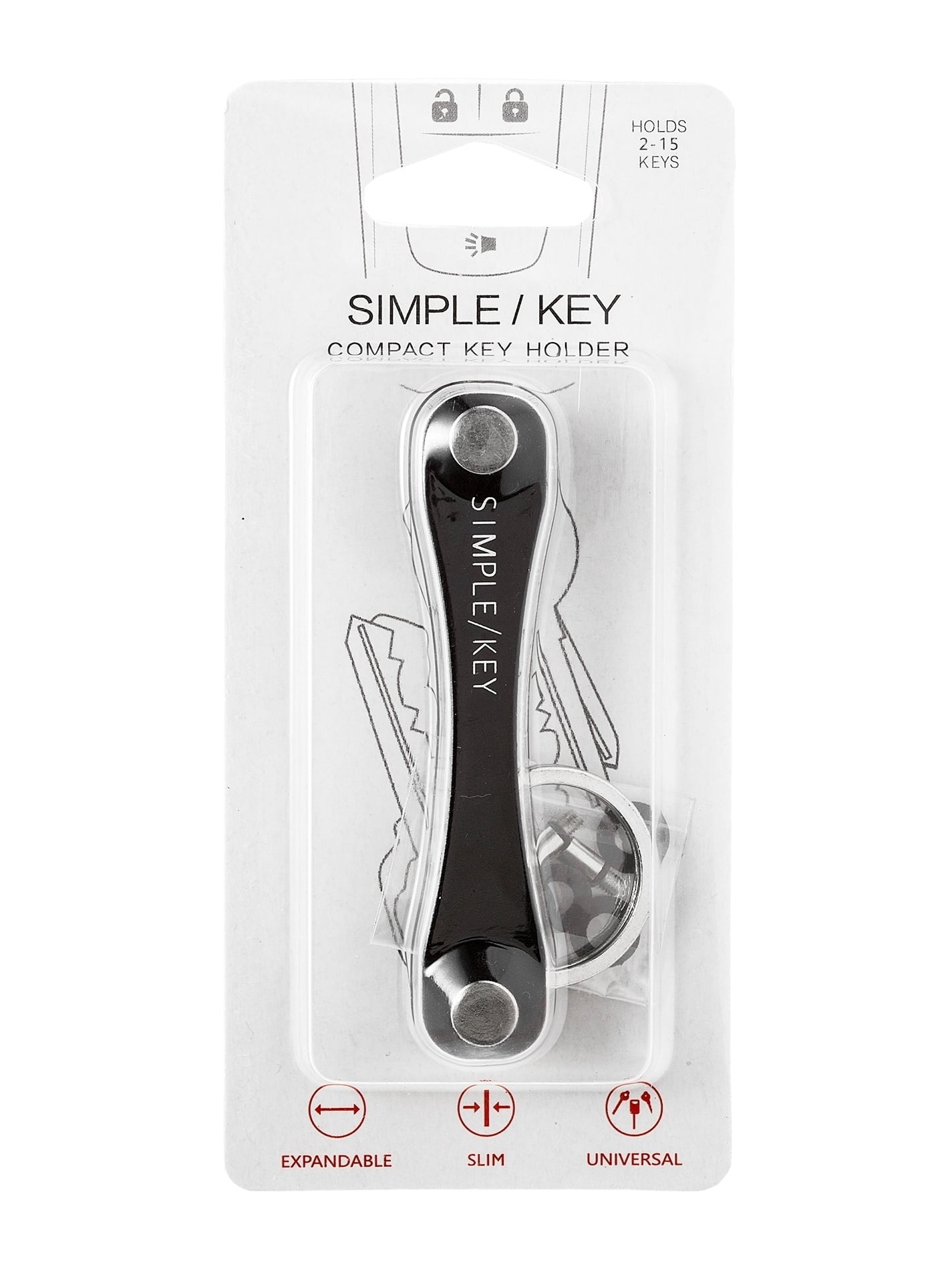 BLACK KEY HOLDER & ORGANIZER - Walmart.com