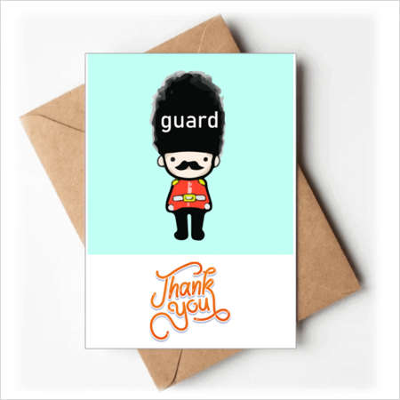 Guard Lovely Beefeaters Warren Mignon Thank You Cards Envelopes Blank ...