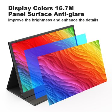 Rehisk 15.6" Large Touchscreen Computer Laptop Monitor, Lightweight ...