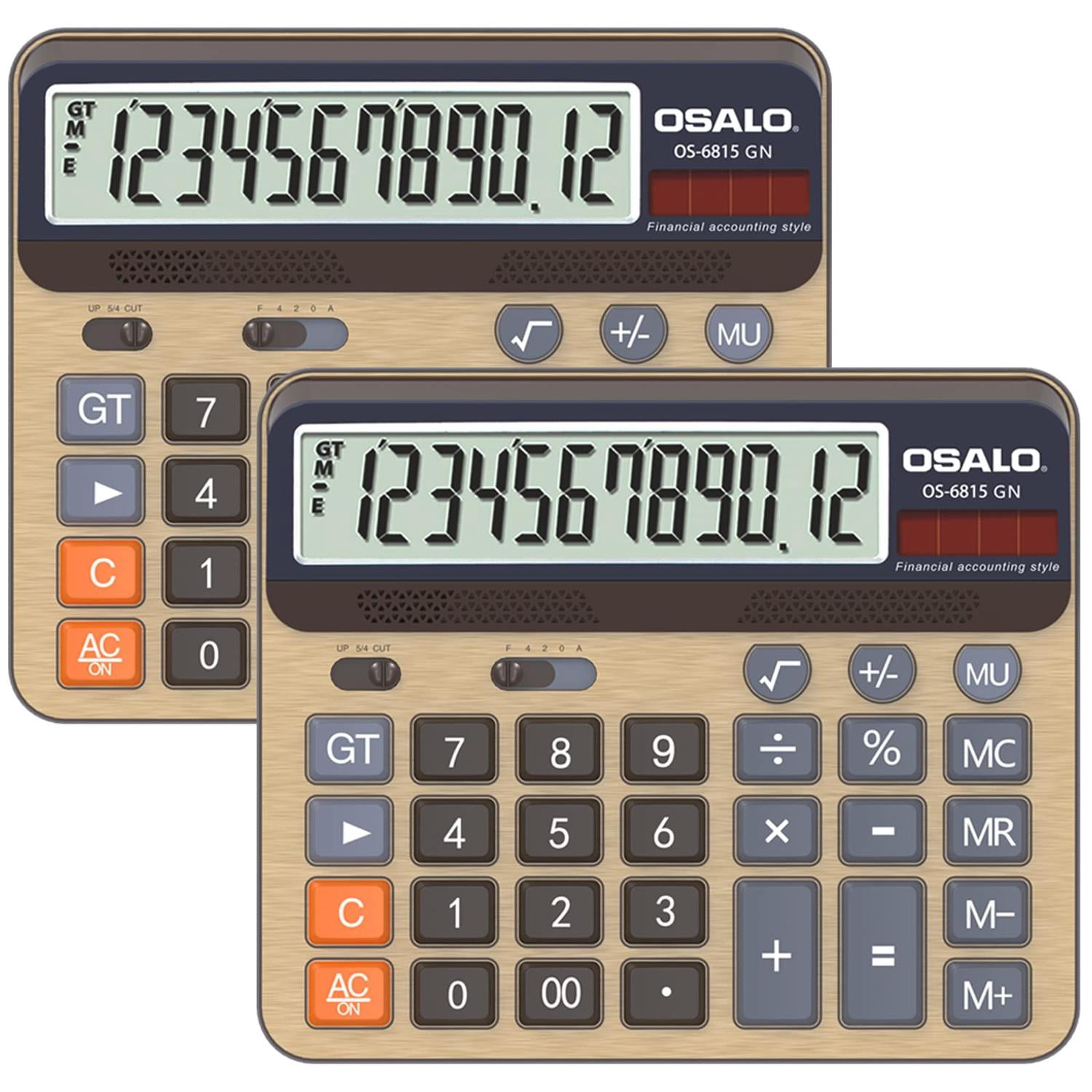 Calculadora de Escritorio Pantalla LCD Extra Grande de 5 Pulgadas ...