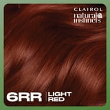 Clairol Natural Instincts Demi-Permanent Hair Color, 6RR Bold Light Red ...