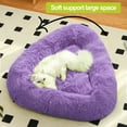 comerut Cozy Triangle Dog Bed Anti-Anxiety Deep Sleep Plush Warm ...