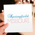 3drose, Springfield, Missouri Blue, Red Text. Patriotic Home Town ...