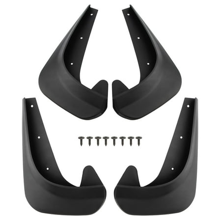 Highland 1028700 Black Pontiac Logo Molded Splash Guard - 2 Piece ...
