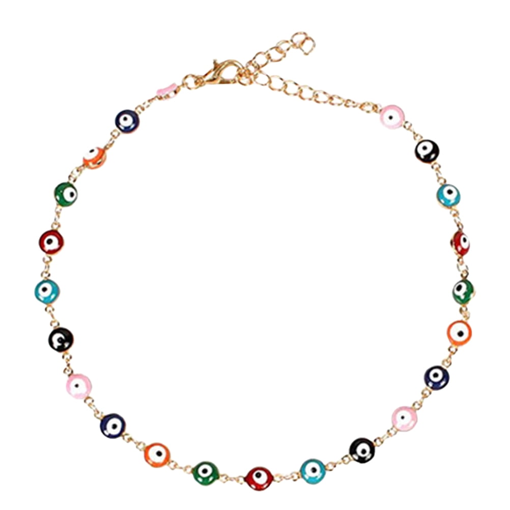 Click here for Pinxor Evil Eye Necklace Choker Necklace For Women... prices