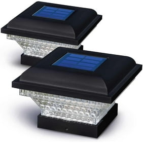 42" Mini Street Vintage Outdoor Garden Triple Solar Lamp Post Light ...