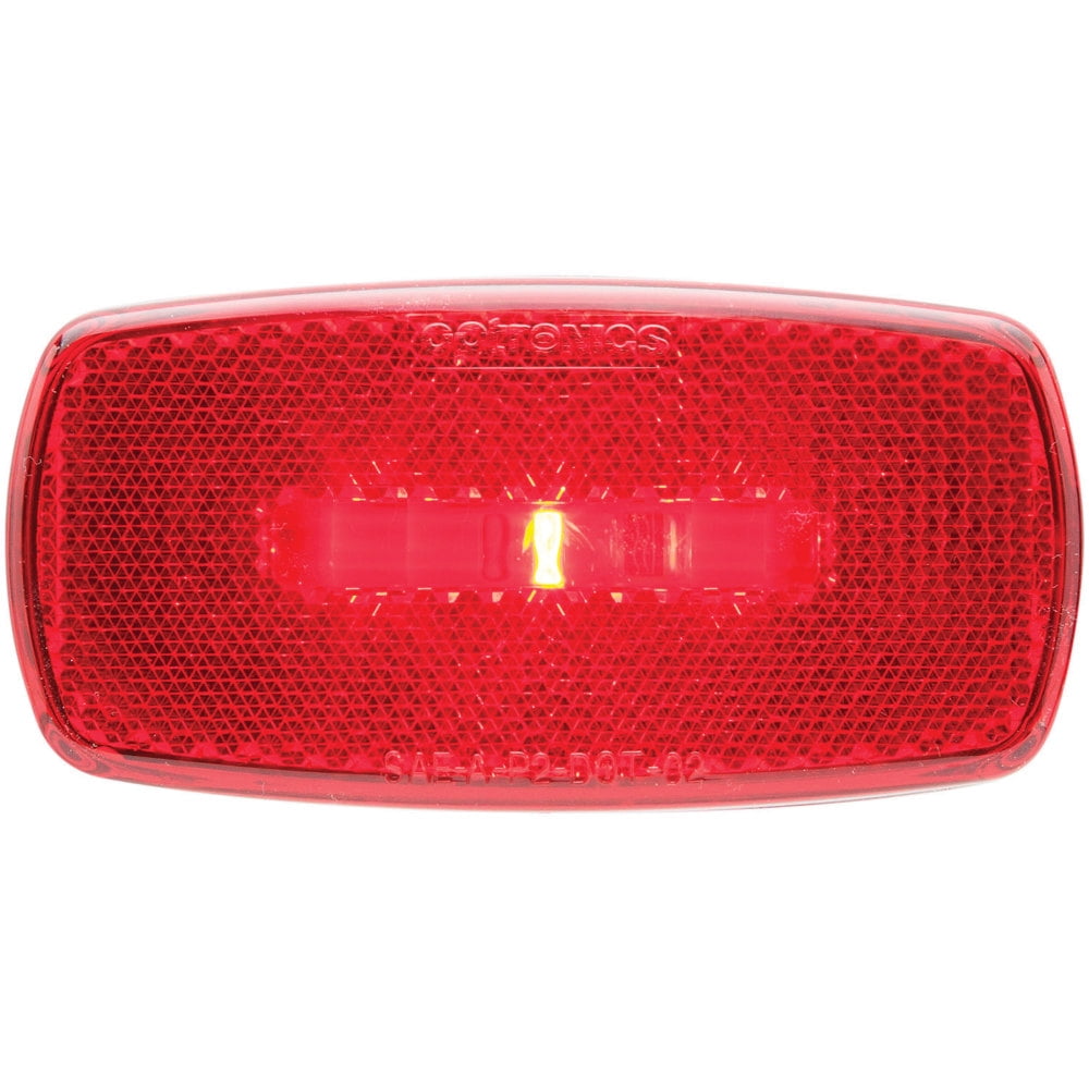 Optronics MCL0032RBS One Led Mark Light Ovl Blk Bse - Walmart.com