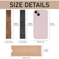1 set Wood Bookmarks Set Laser Engraving Rectangle Tree Pattern ...