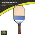 Athletic Works Timber Wooden Pickleball Paddle, Blue/Green - Walmart.com