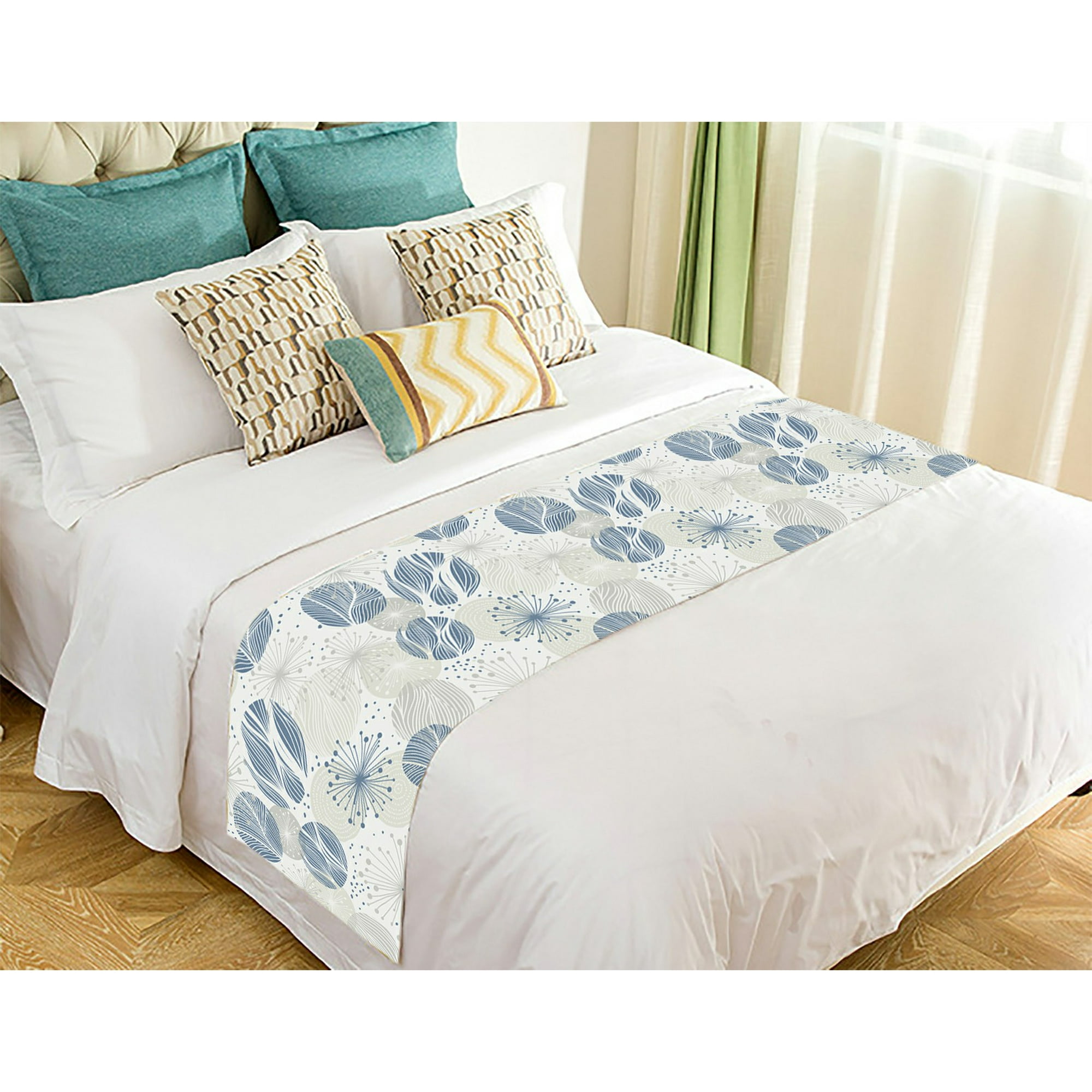 Click here for Erehome Whimsical Hand Drawn Bed Runner Bed Scarf... prices