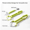 3 In 1 Fruit Melon Baller Scoop, Multi Purpose Fruit Digging Scoop Pulp ...