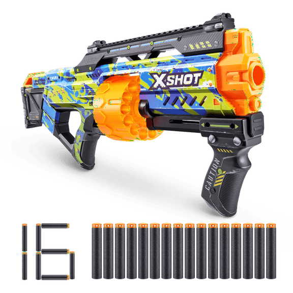 XSHOT Blastercorn Big Rizz Blaster (24 Darts) Motorized Outdoor Blaster ...