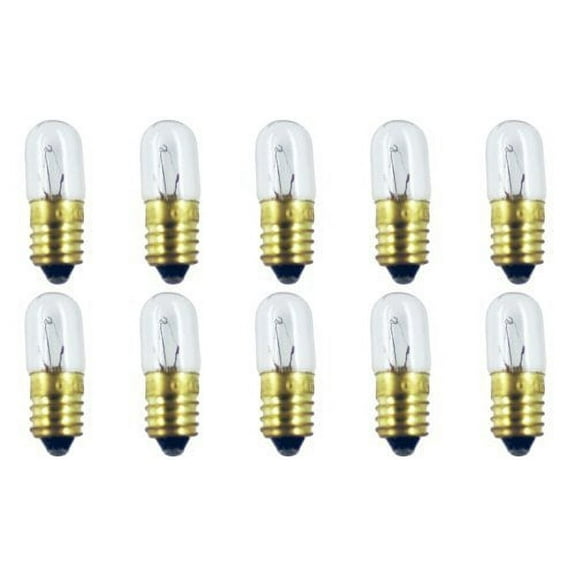 CEC Industries #243 Bulbs, 2.33 V, 0.6291 W, E10 Base, TL-3 shape (Box ...