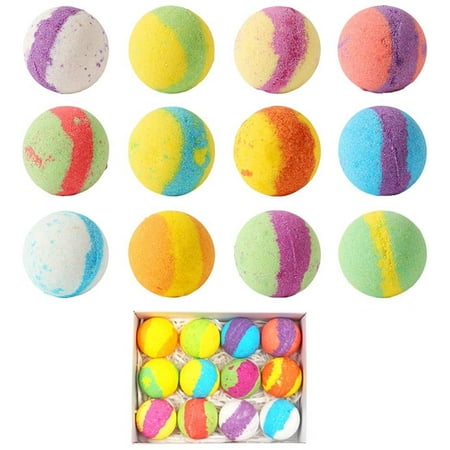 Natural Bath Balls, Handmade Bubble Bath Ball Gift Set, Great for Spa ...