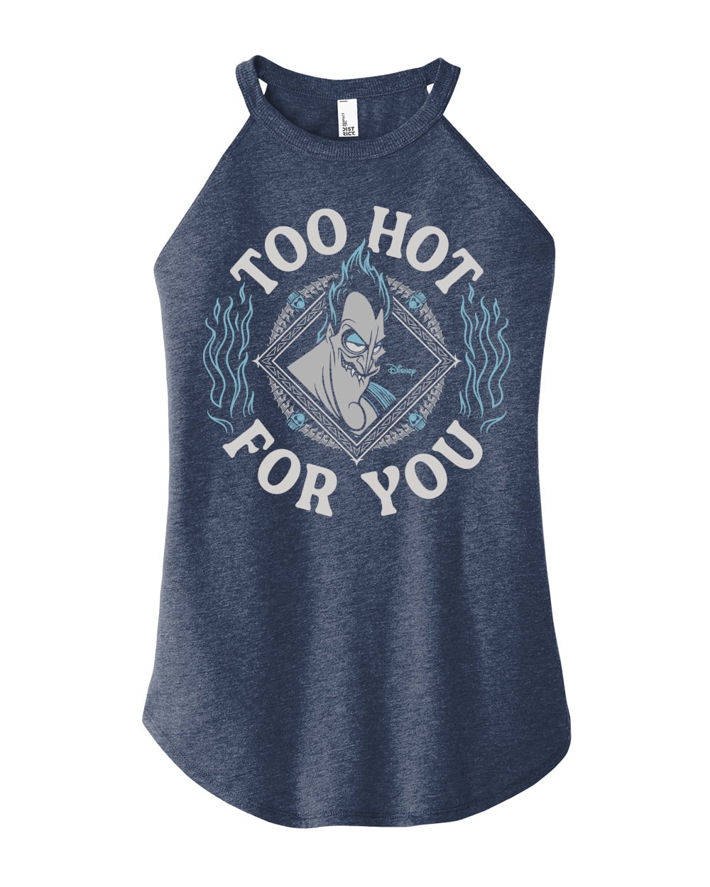 Disney Villains - Hades Too Hot For You - Juniors High Neck Tank Top ...
