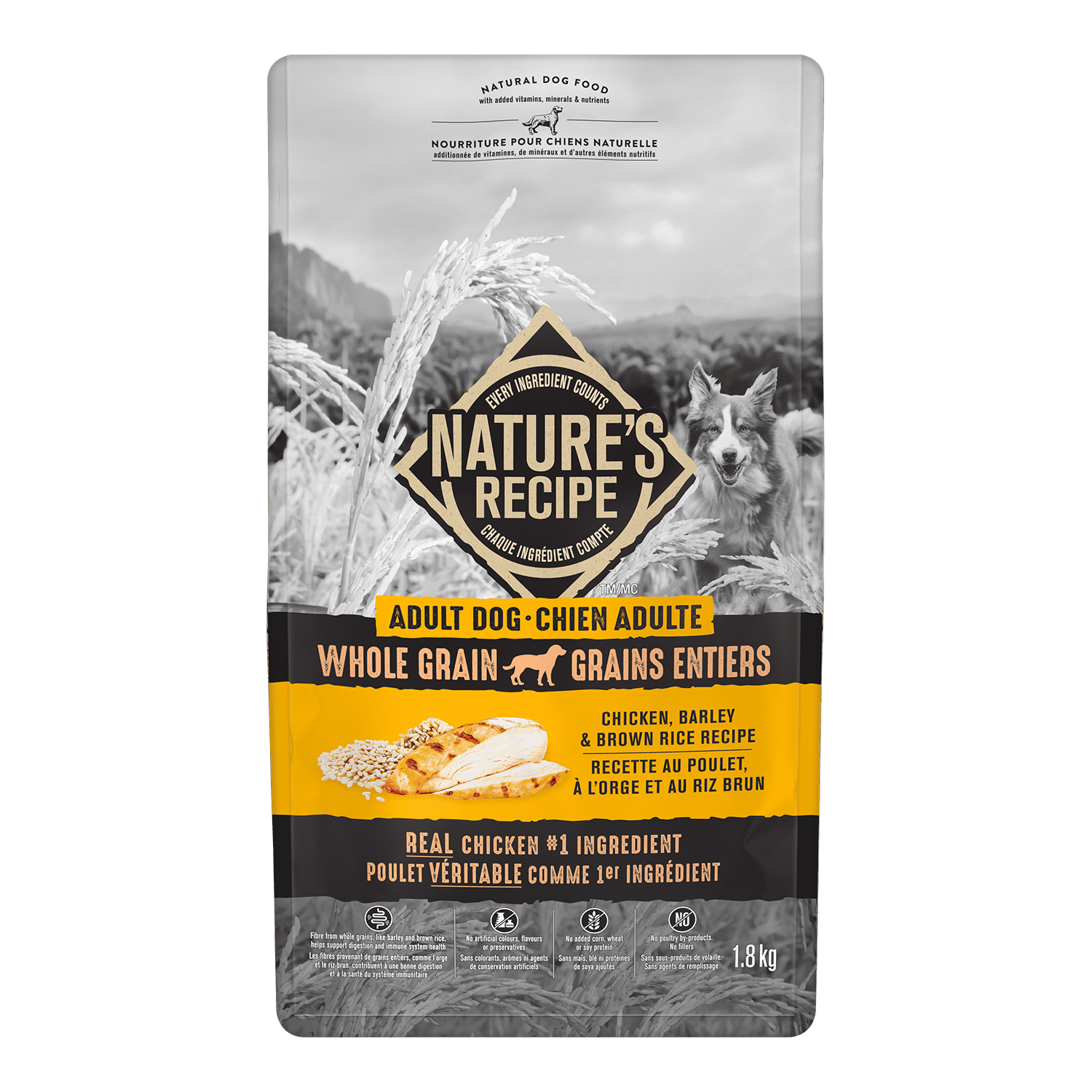 Click here for Natures Recipe Nr Wg Chicken 1.8kg prices