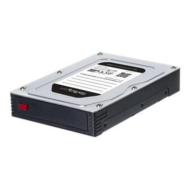 StarTech.com Dual-Bay 2.5? to 3.5? SATA Hard Drive Adapter Enclosure ...