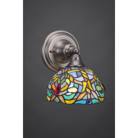 Toltec Lighting 40-BN-9905 Wall Sconce Shown In Brushed Nickel Finish ...