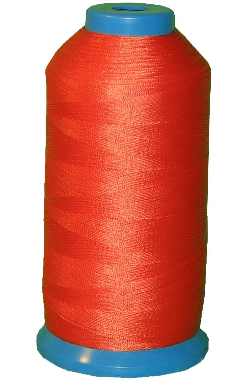 Neon orange Bonded Nylon Sewing Thread T70 #69 1500 Yard for Outdoor ...