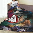 Demon Slayer: Kimetsu no Yaiba Infinity Castle Arc Flannel Fleece Throw ...