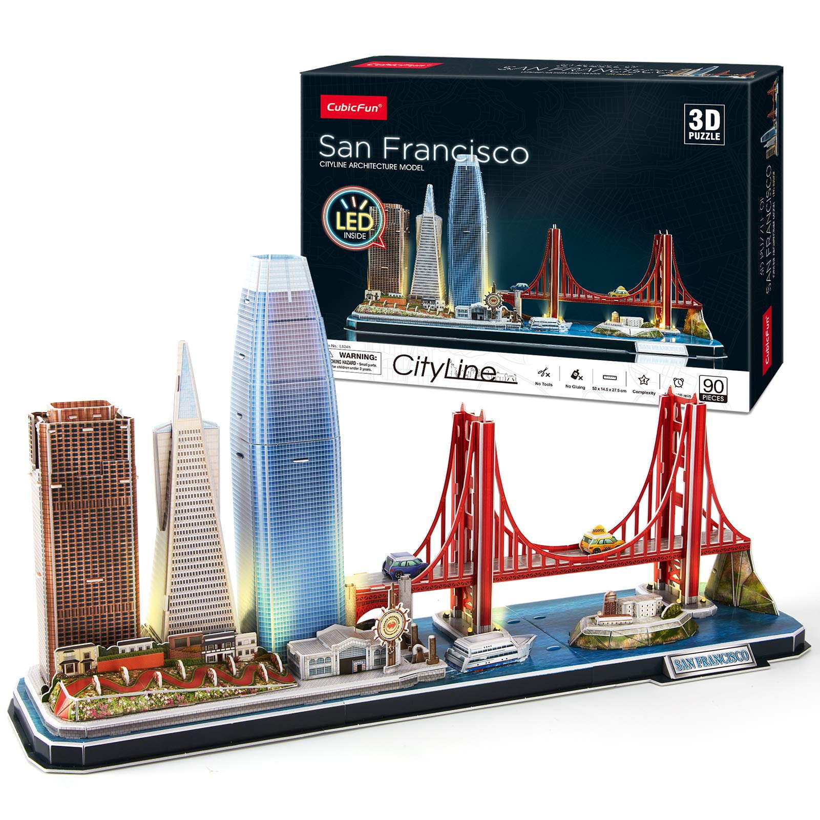 Click here for Cubicfun 3d Puzzles For Kids Ages 8-10 Led San Fra... prices