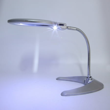 Adjustable Angle 11x5.9 In Desk Magnifying Glass Magnifier Office For ...