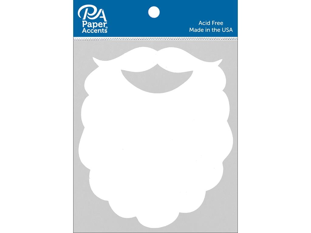 White Santa Beard