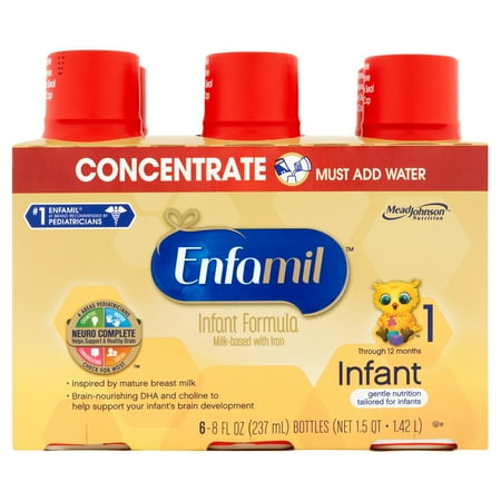 Enfamil Infant baby formula - Concentrated Liquid - 8 fl oz Plastic ...