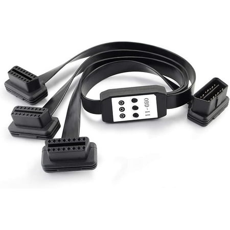 Tatum88 3 Way Obdii Obd2 Splitter Cable Ultra Low Profile 16 Pin Obd ...