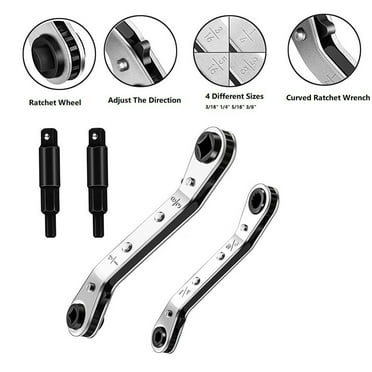 QISF TXZSYD-5, T-Handle Ratchet Tap Wrench 5 Piece - Walmart.com