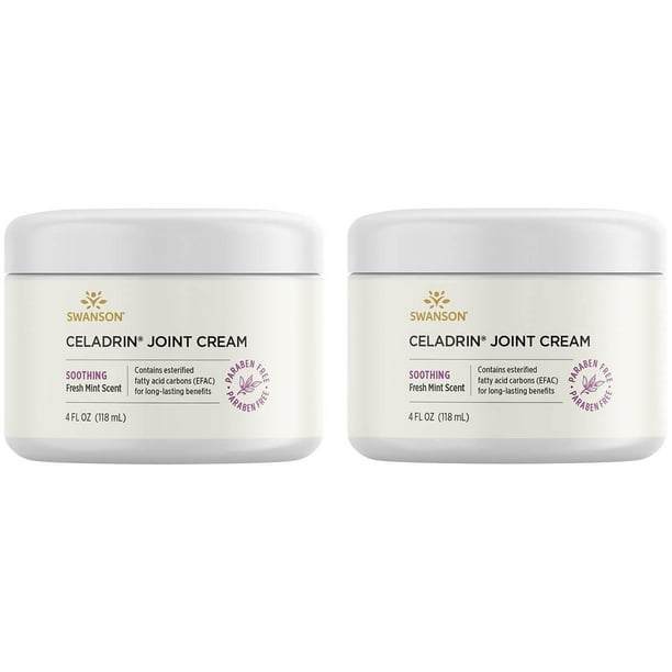 Swanson Celadrin Joint Cream 4 fl oz Cream 2 Pack - Walmart.com