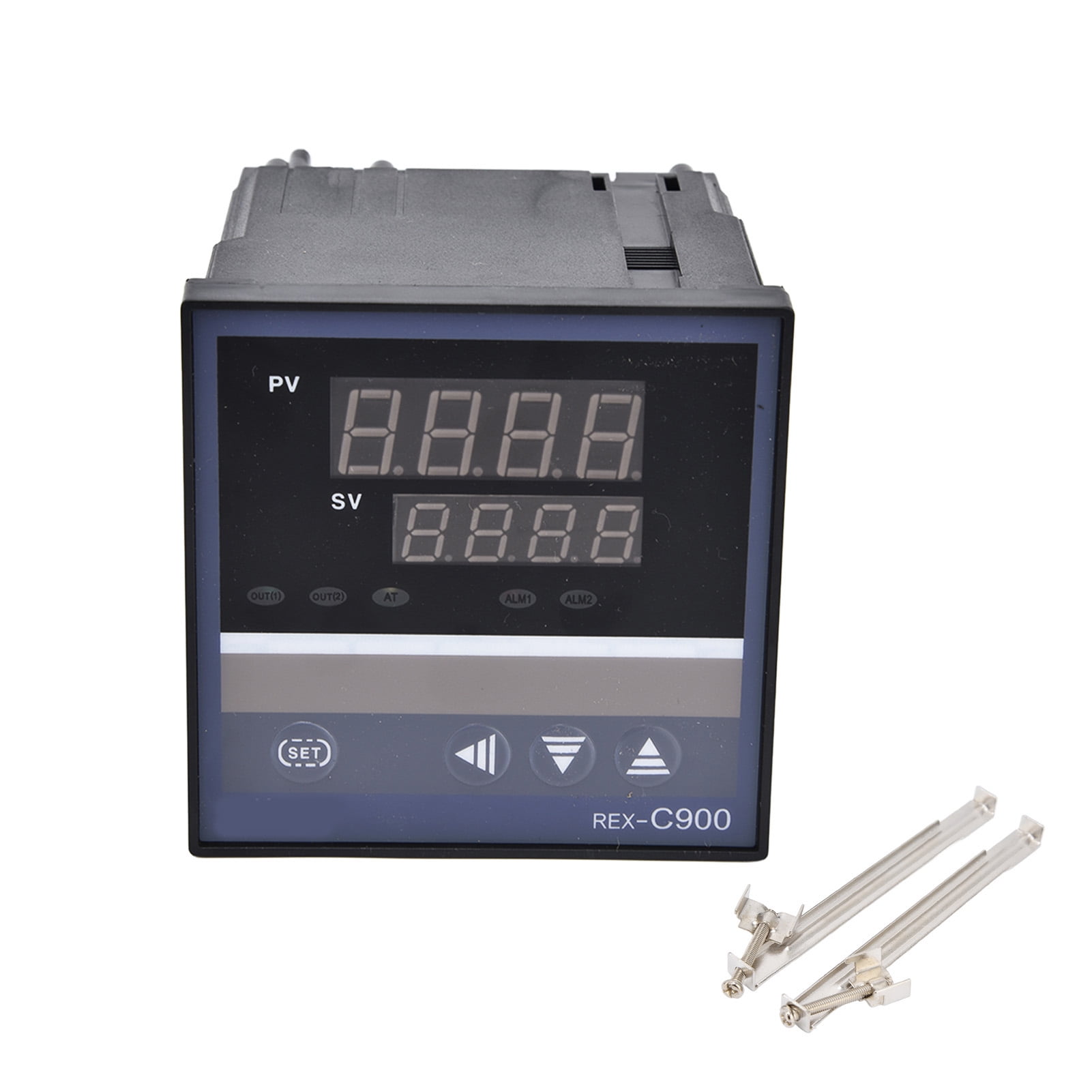 Controlador de temperatura digital inteligente con termostato PID y termopar tipo K - AC220V ...