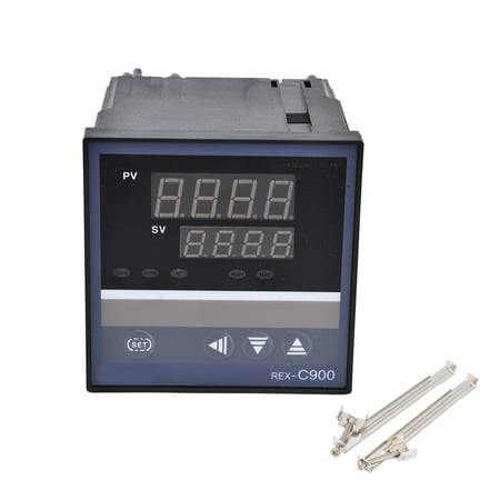 Temperature Controller Intelligent Digital PID Thermostat Meter K Type ...