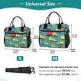 ALAZA Cartoon Trucks Vehicle-t2 Print Cooler Lunch Bag Insulated ...