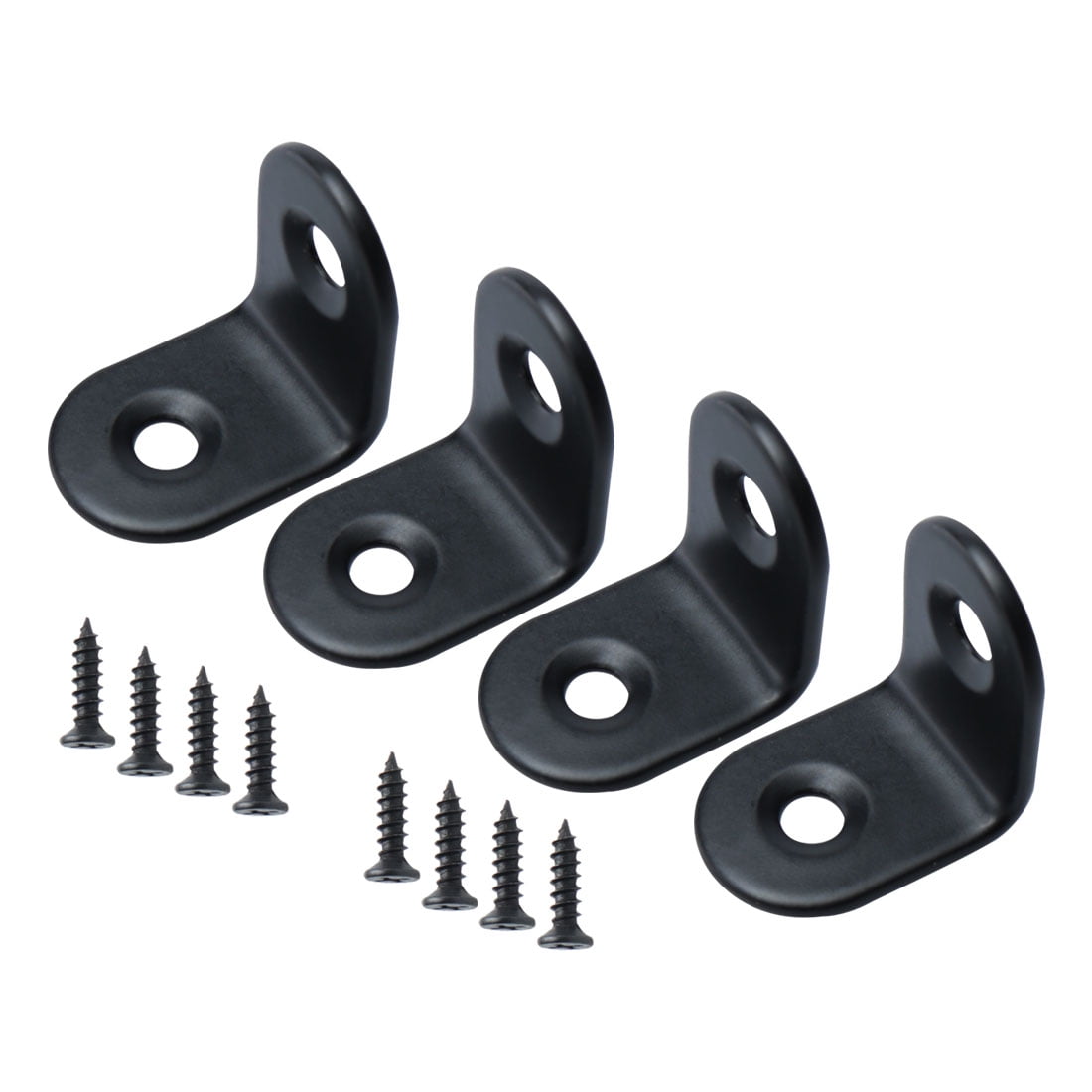 Uxcell 4Pcs 20x20mm Stainless Steel L Shaped Right Angle Brackets with ...