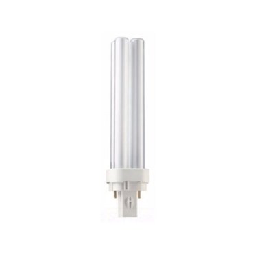 Philips 13W PL-C Double Tube 2-Pin Fluorescent Light Bulb, 4100K Cool ...