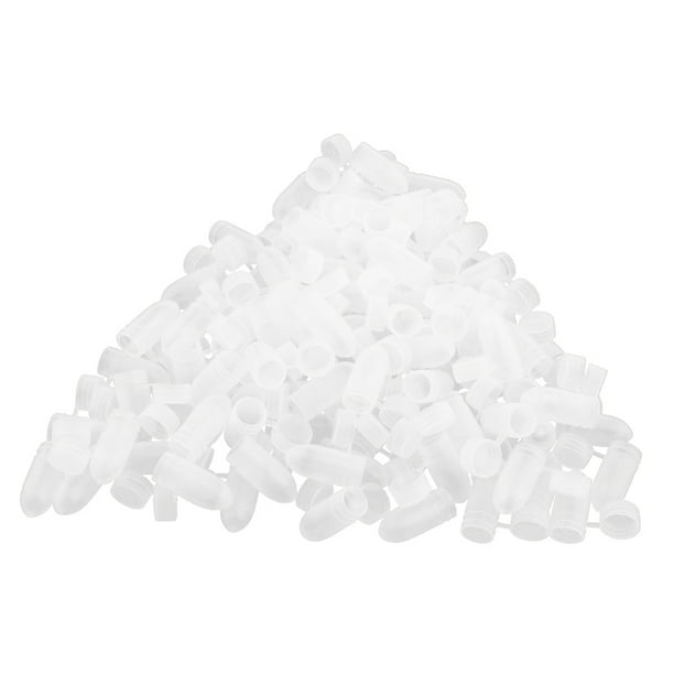 100 Pieces Portable Lid Transparent Capsule Storage Containers Box ...