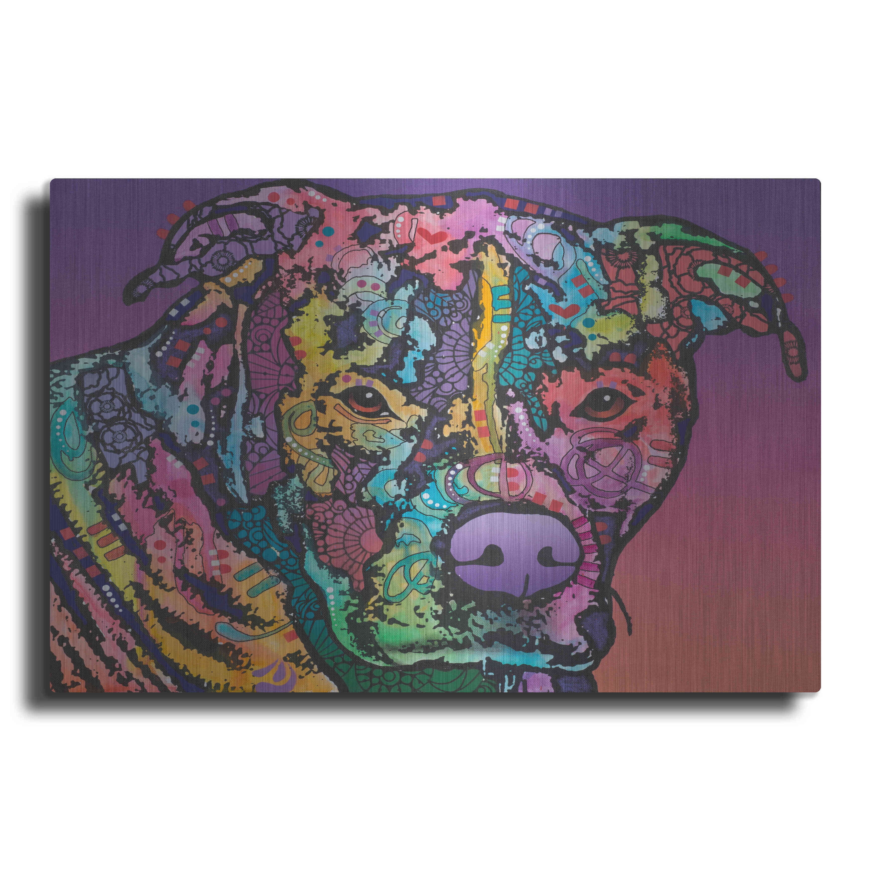 Luxe Metal Art 'Jethro' by Dean Russo, Metal Wall Art, 16"x12 ...