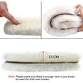 2 Pairs Women’s Premium Thick Sheepskin Insoles/Inserts, Warm Fluffy ...