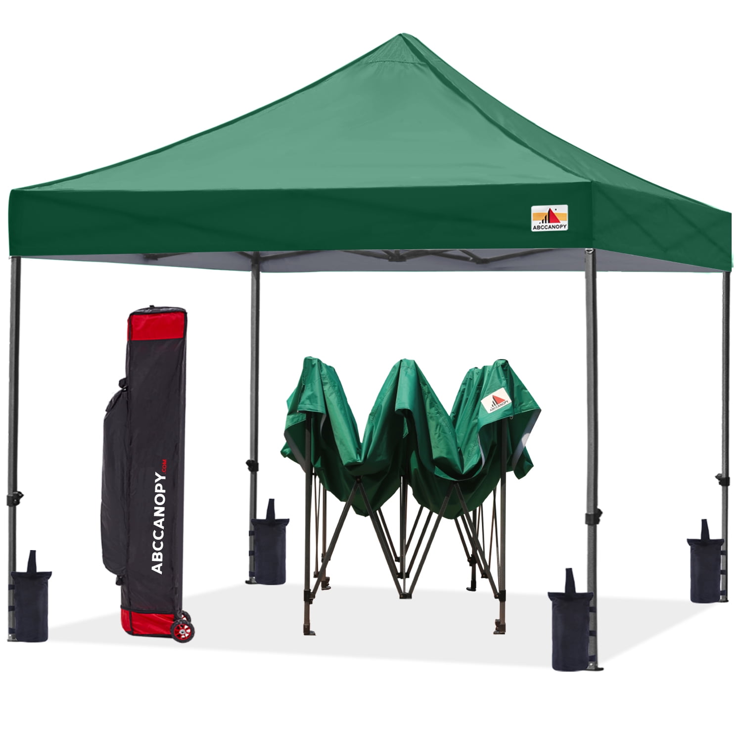 ABCCANOPY 10' x 10' Forest Green Outdoor Commercial Instant Shelter ...