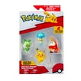 Pokemon Battle Figure Sprigatito, Quaxly, Fuecoco & Pikachu Mini Figure ...